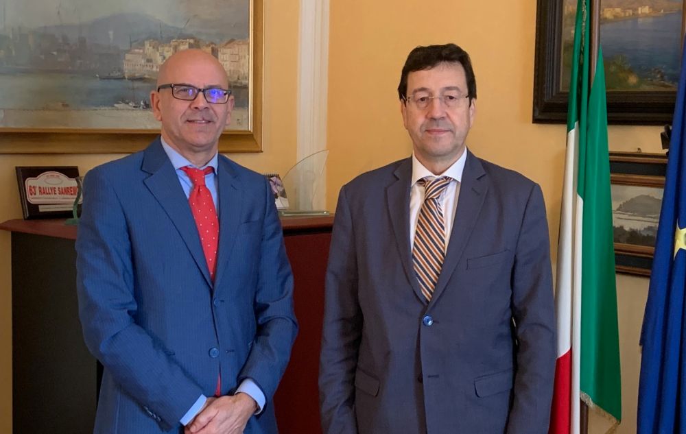 Il Nuovo Questore Di Imperia Pietro Milone Ha Incontrato Il Presidente